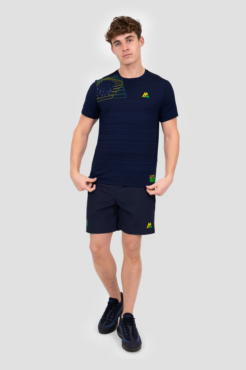 Montirex MTX Run City Rio T-Shirt: Midnight Blue Gymwear
