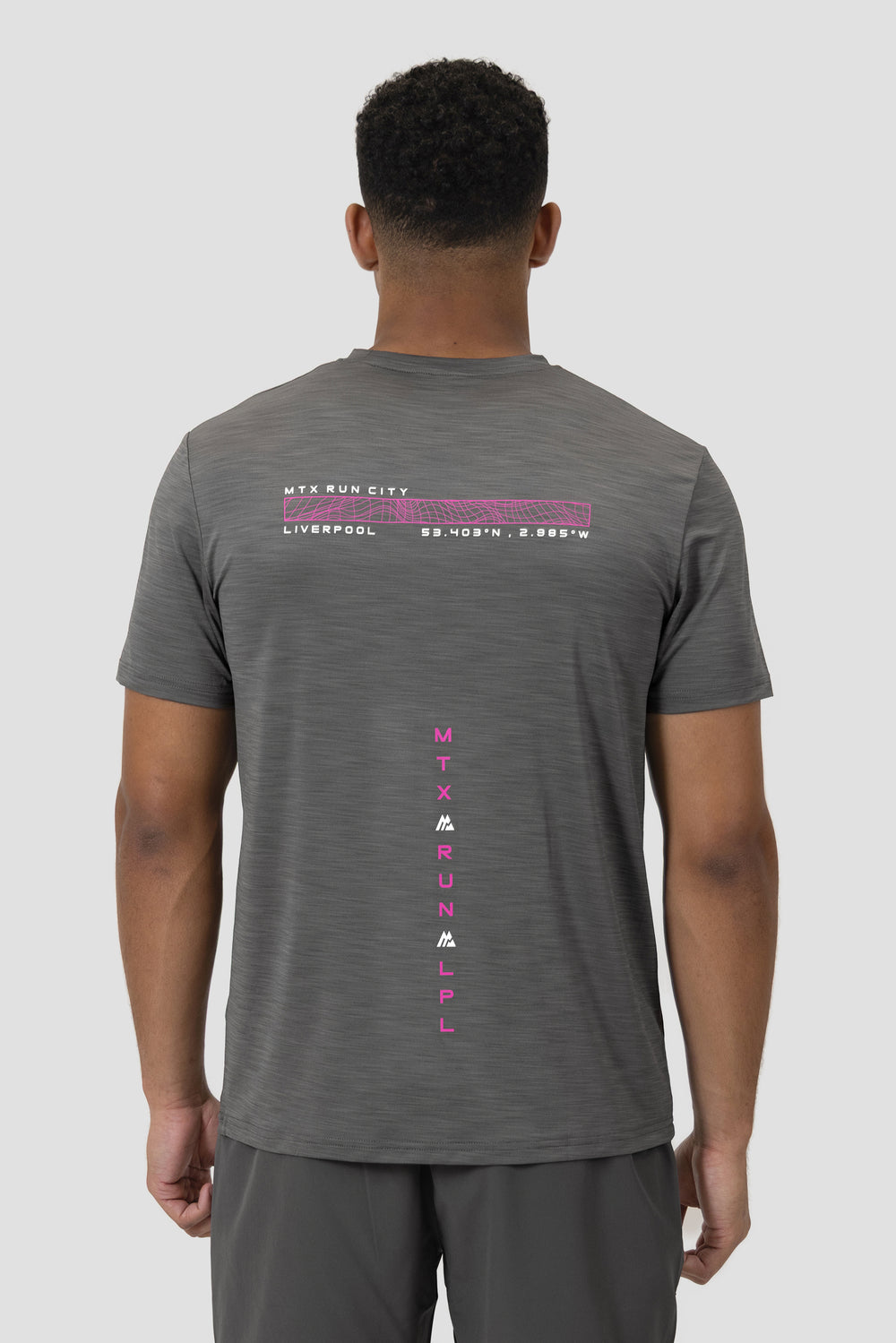 Montirex MTX Run T-Shirt - Cement Grey Gymwear