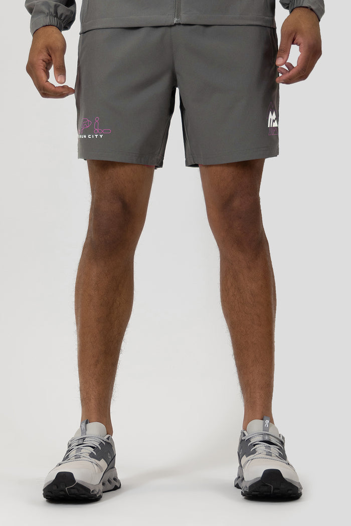 MTX Run LPL Short - Cement Grey: Premium Gymwear