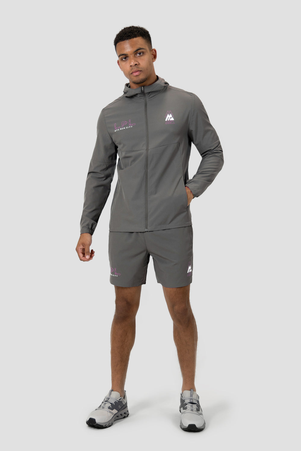 MTX Run LPL Short - Cement Grey: Premium Gymwear