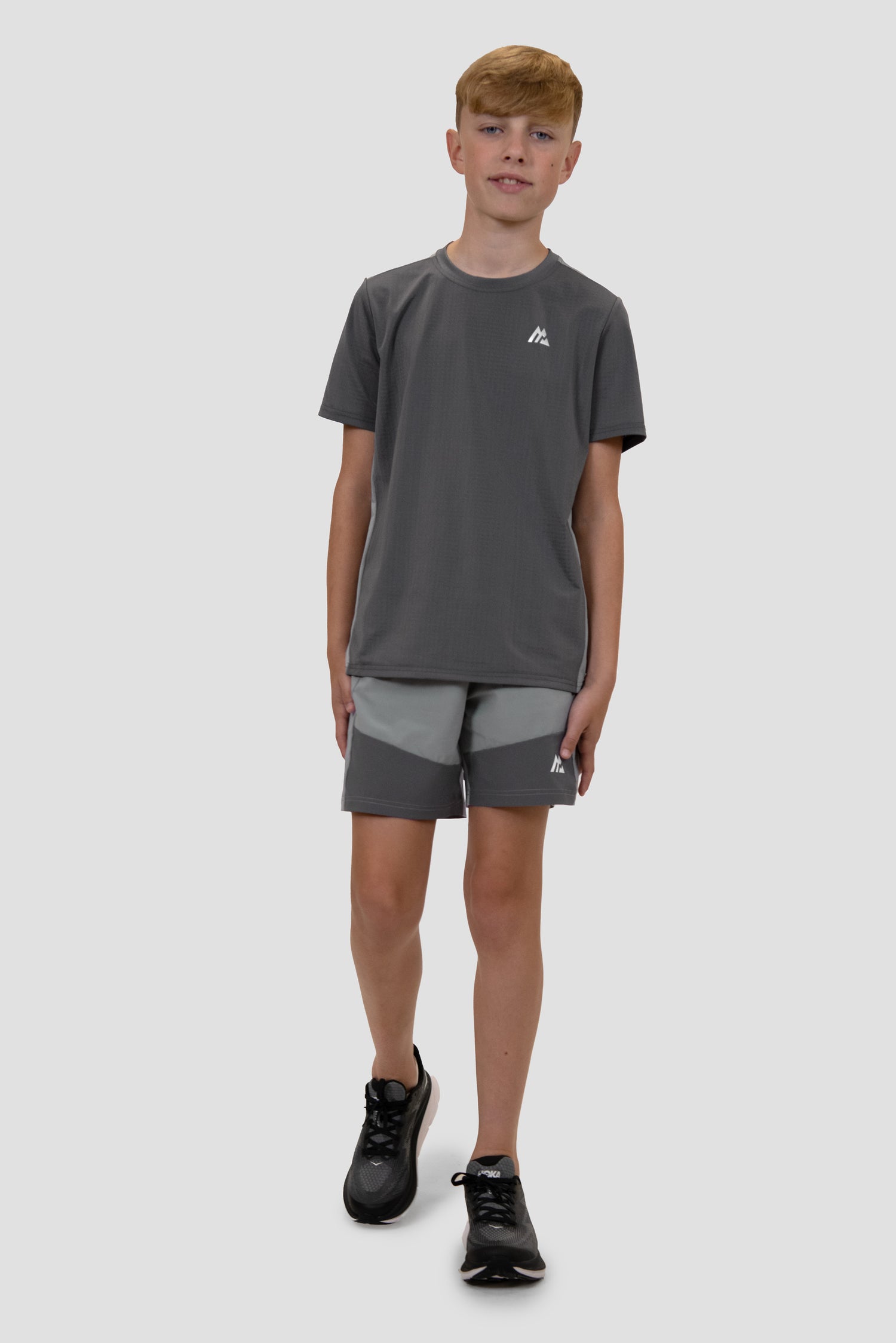 Boys Rush Short - Cement Grey/Platinum Grey