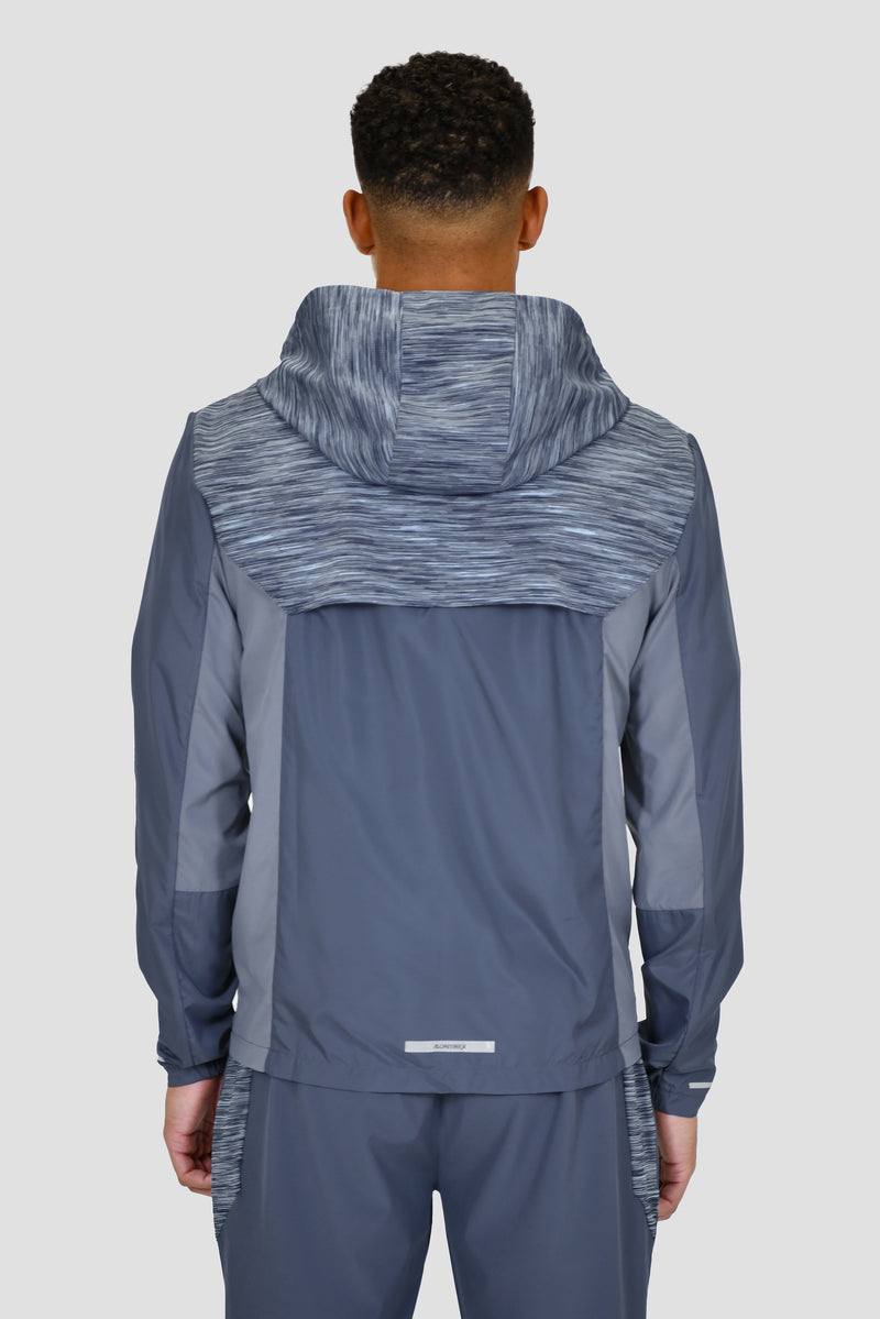 Trail Windbreaker - Indigo Multi
