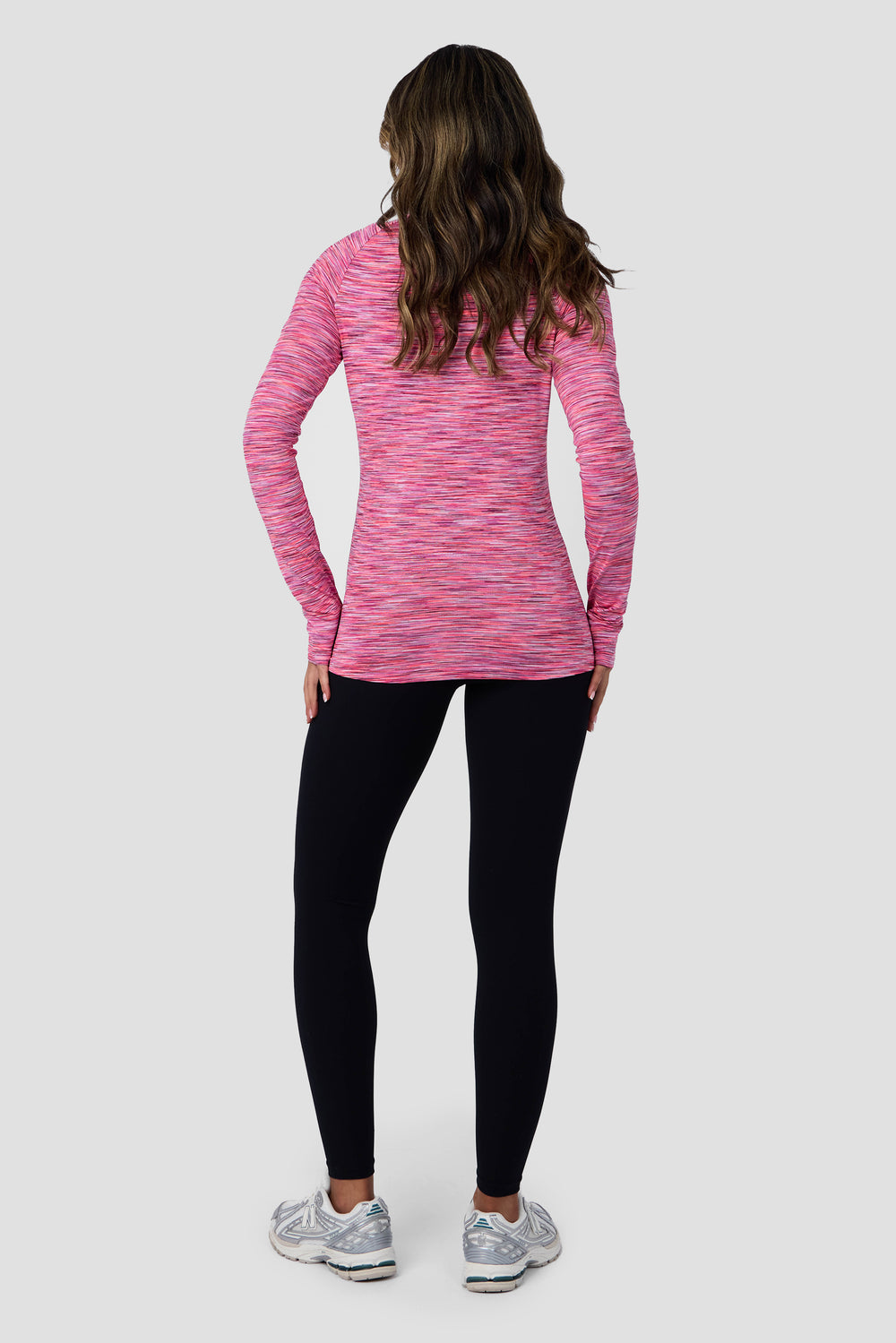 Montirex Women's Trail 1/4 Zip Sportswear Gymwear - Fuchsia/Pink