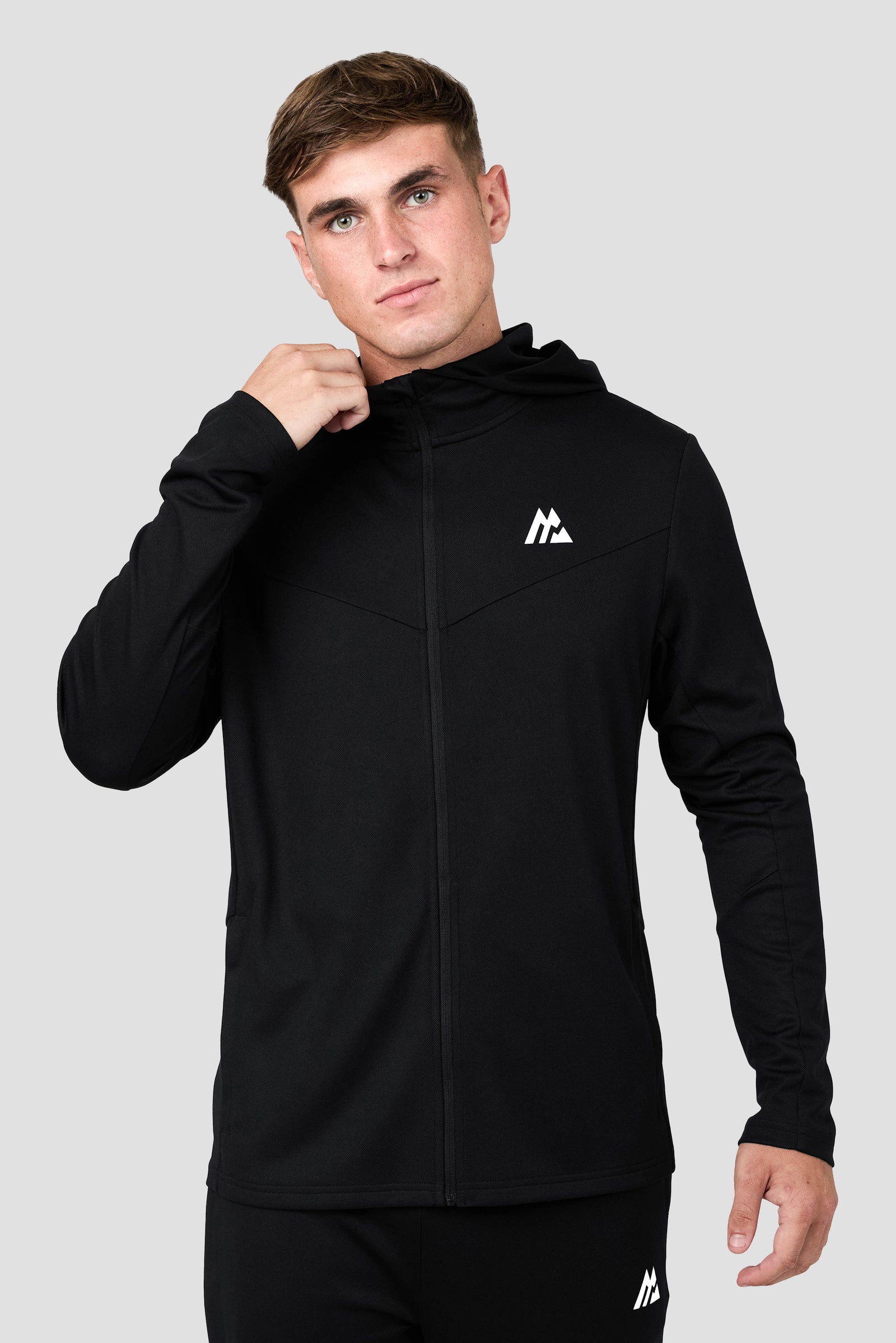 Agility 2.0 Tracksuit Set Black | Montirex Gymwear Sportswear