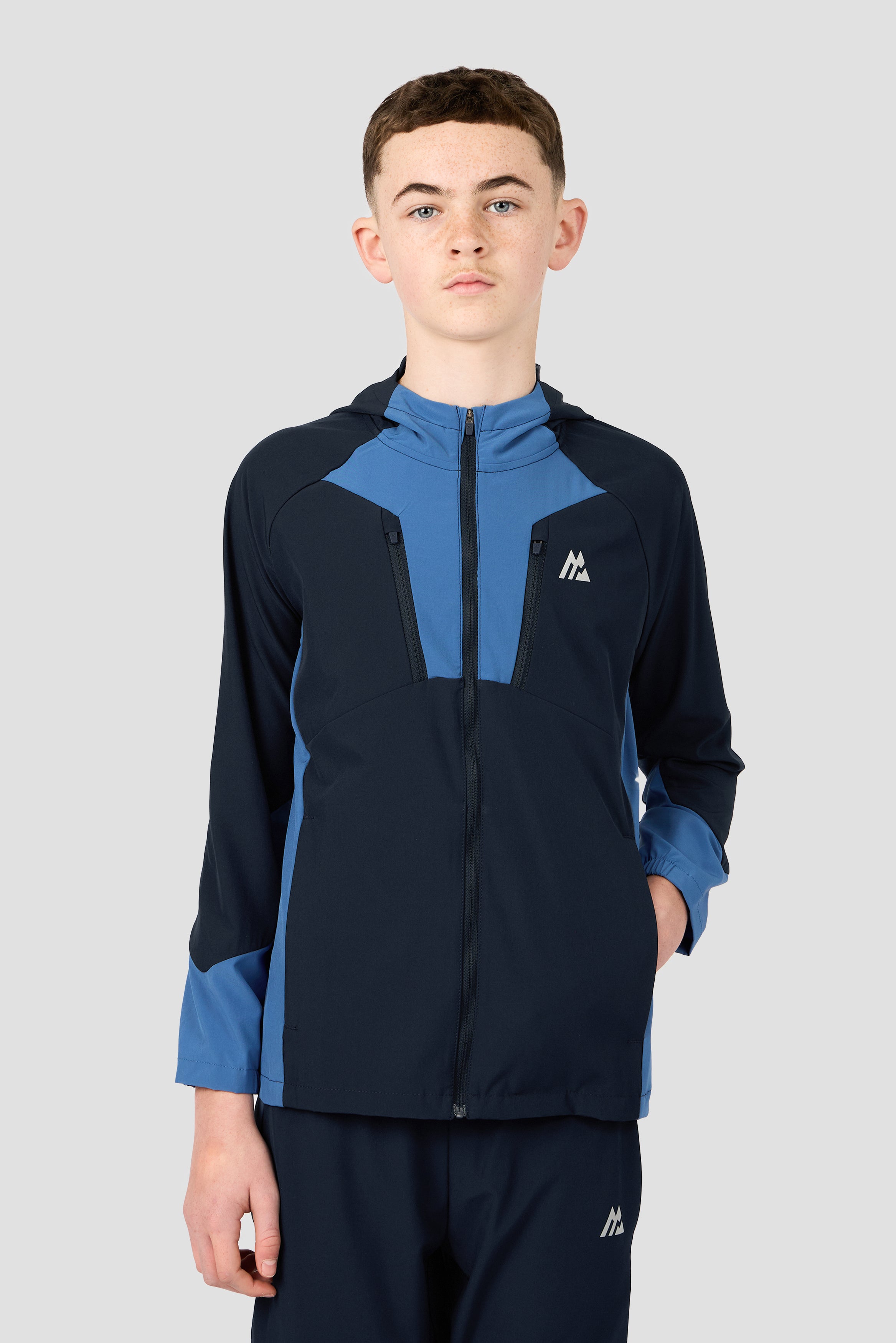 Montirex Boys Alt Jacket - Midnight Blue | Sportswear Gymwear