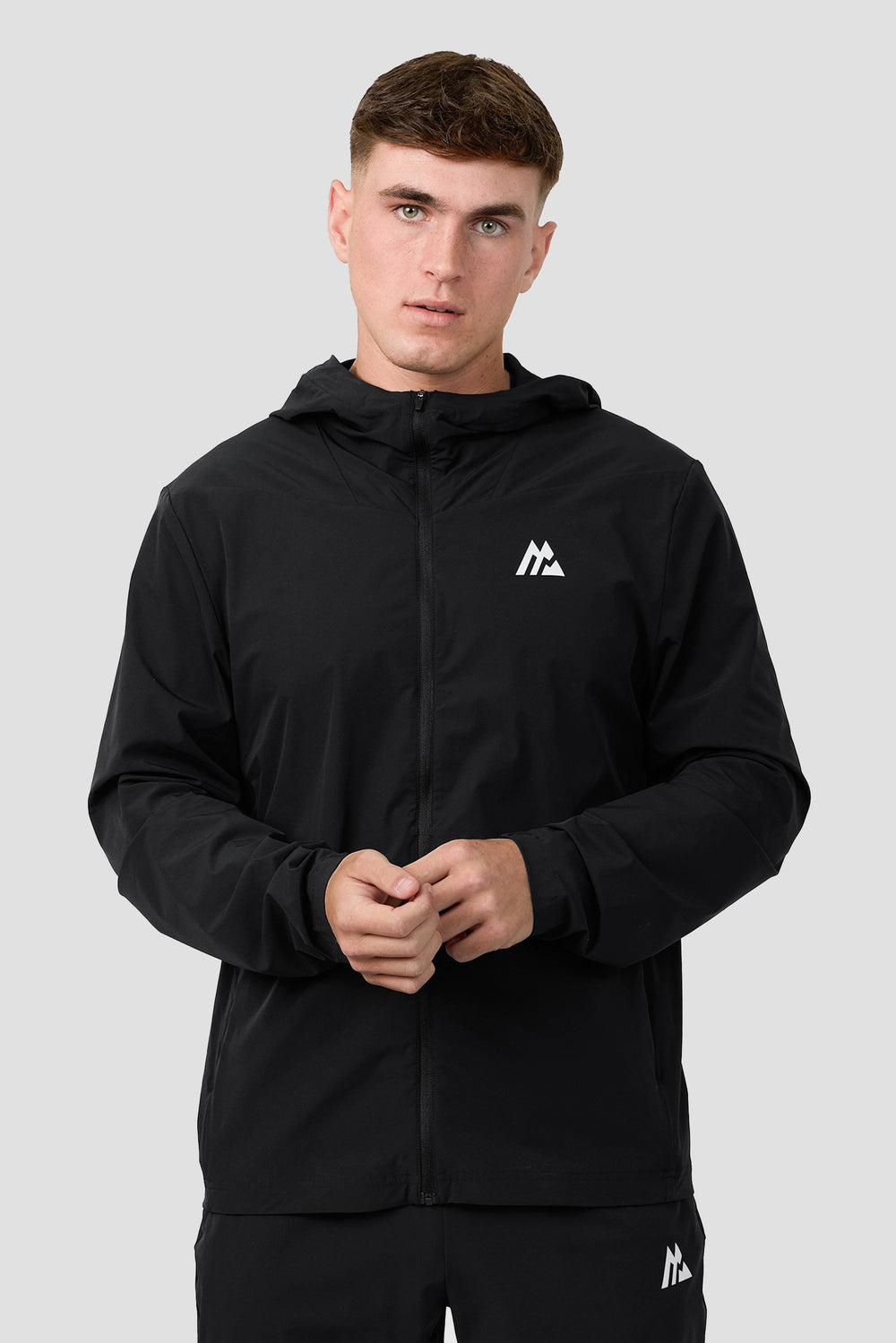 Montirex Trace Jacket - Black: Premium Gymwear Essential