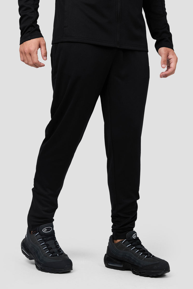 Agility 2.0 Tracksuit Set Black | Montirex Gymwear Sportswear
